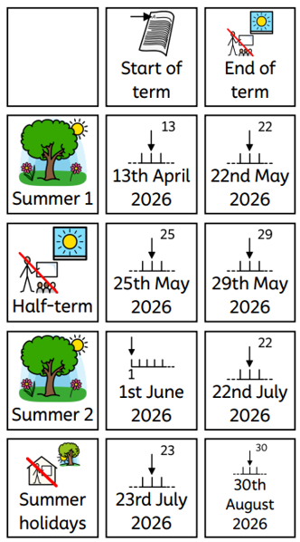 Our Term Dates | Plan Your Year — Welcome to Minerva May School