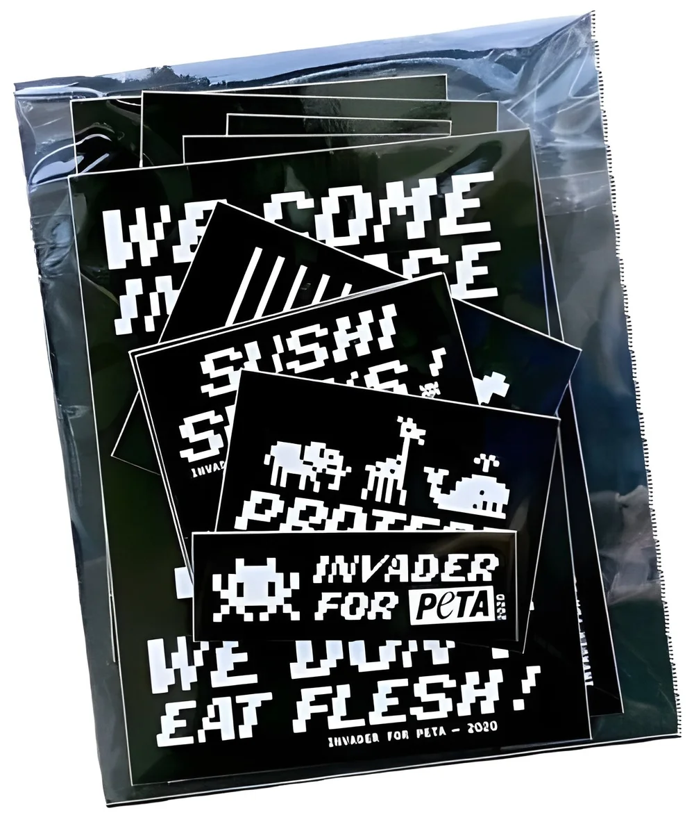 Invader x PETA: The Artistic Collaboration for Animal Rights