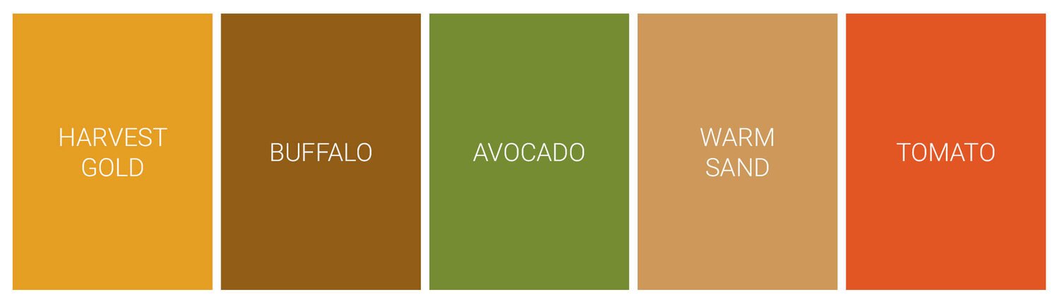 Popular Color Palettes by Decade — Onyx Creative