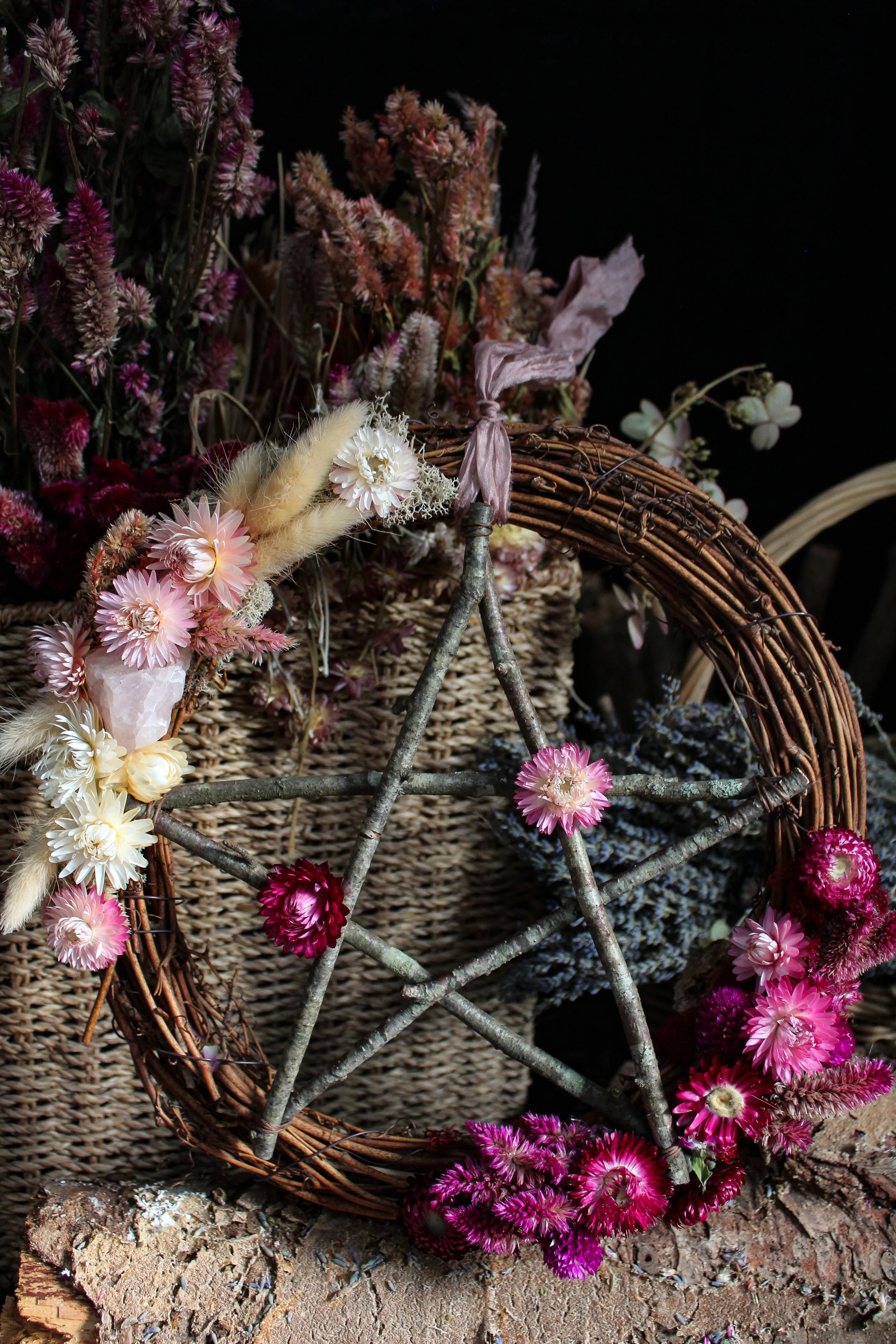 Love Witch Pentacle Wreath — Reflower Ritual