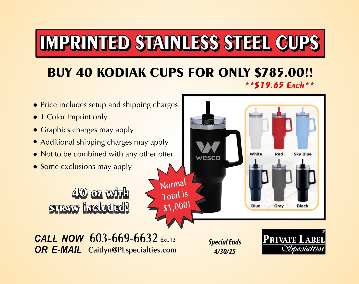Custom Promotional Products for Every Business — Private Label Specialties