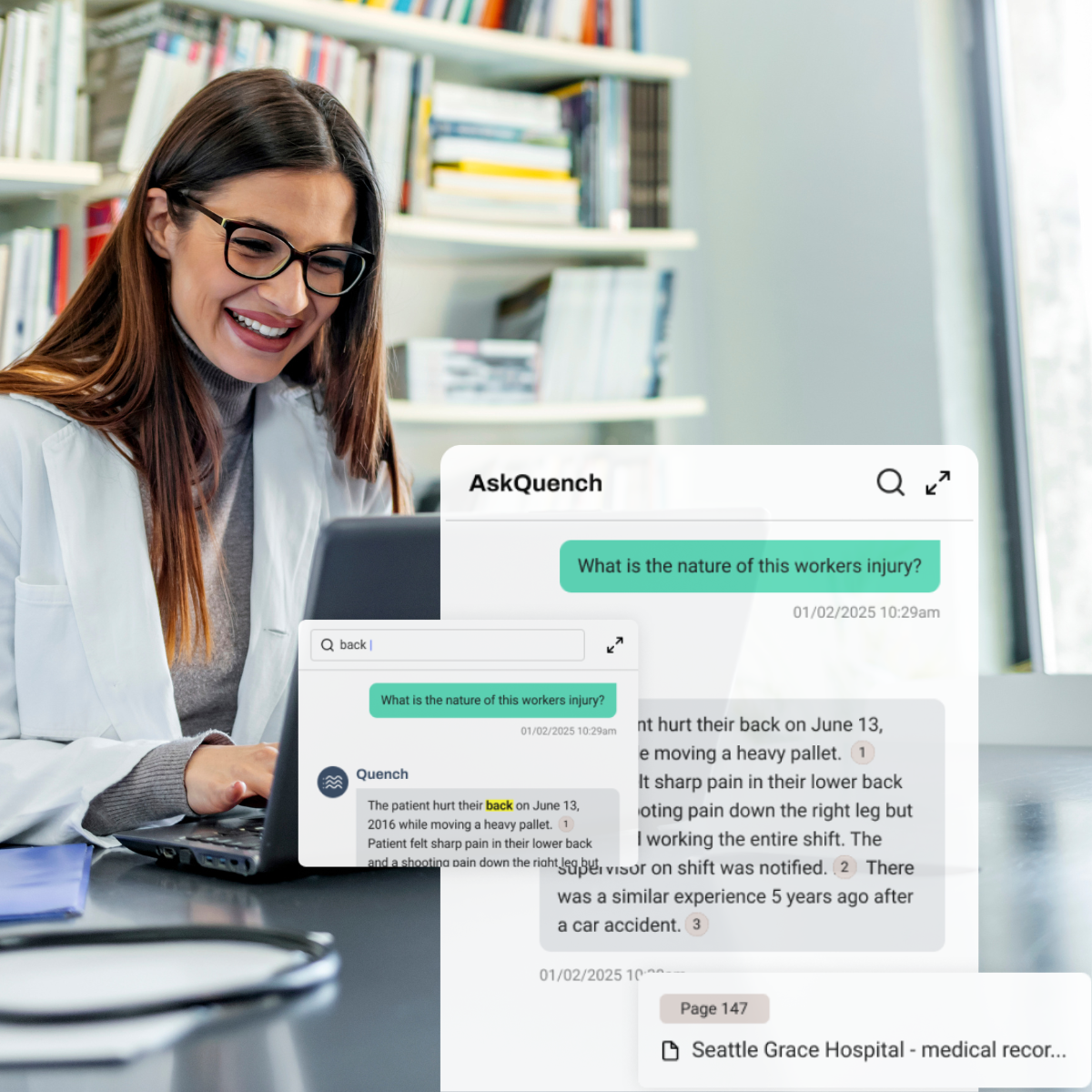 Quench SmartChart | AI Medical Record Chronology Software