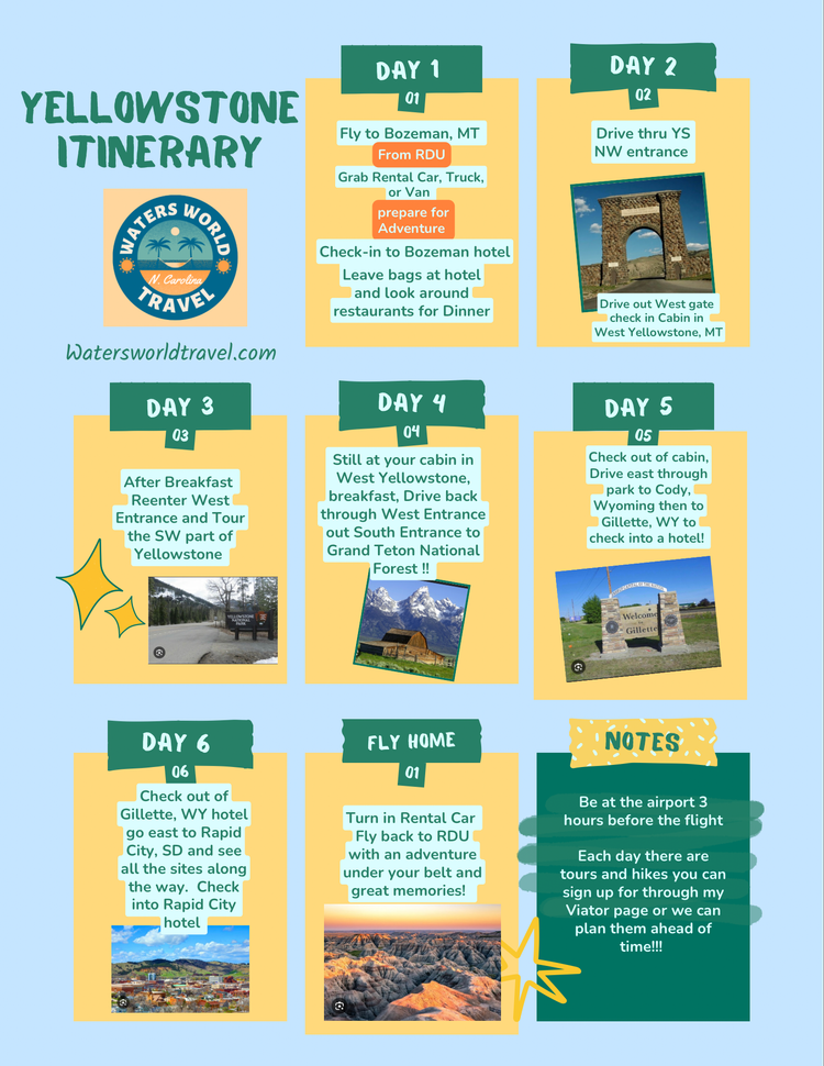 Itineraries — Waters World Travel