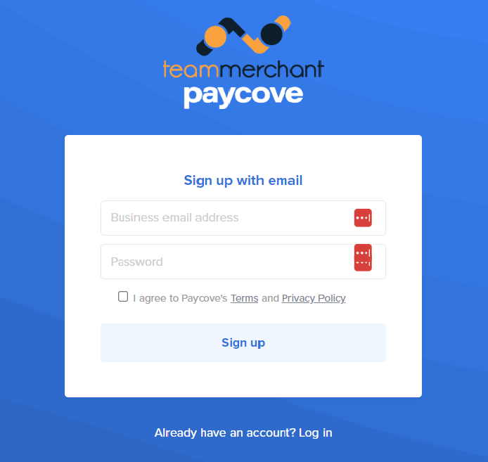 Team Merchant — Paycove with Payfactory