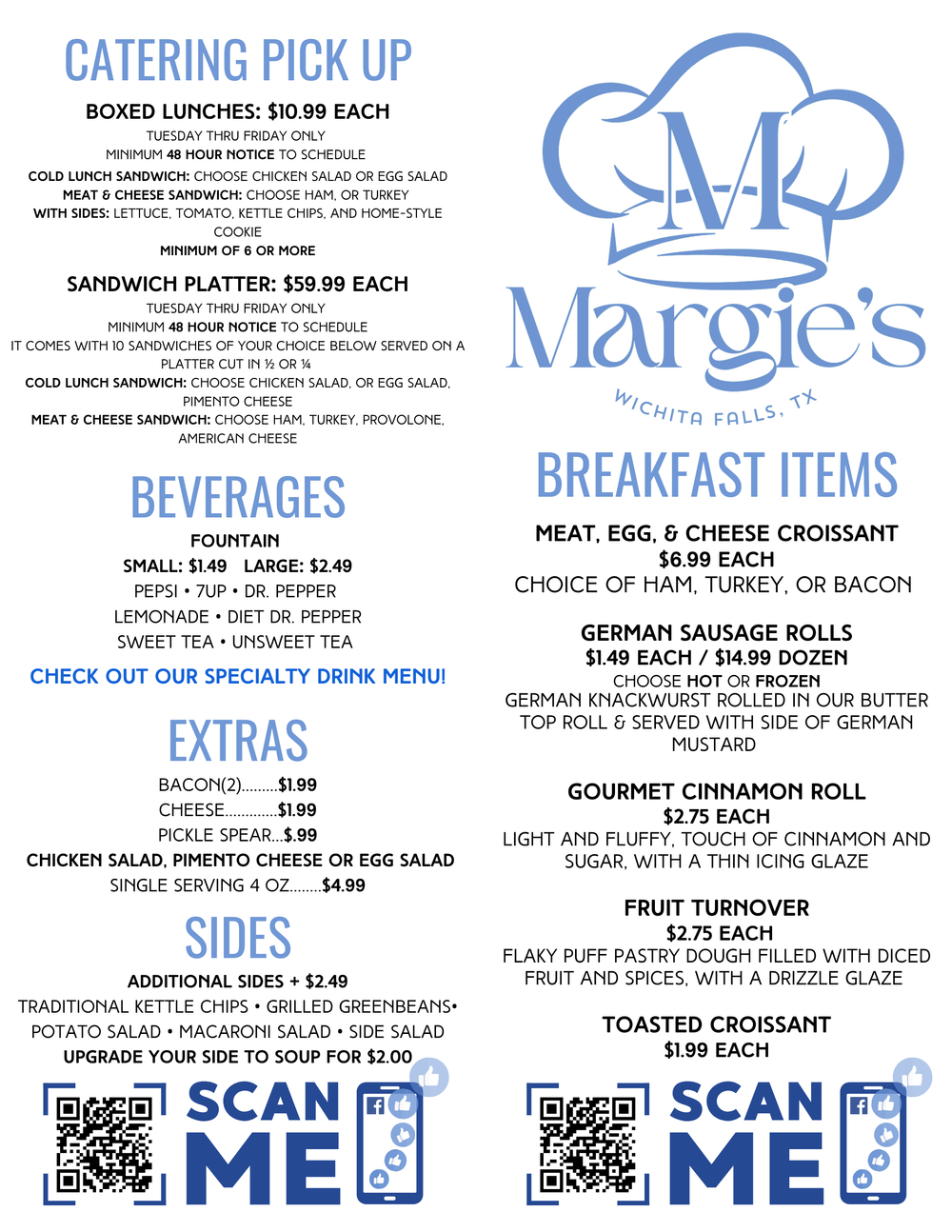 Deli — Margie's Bakery & Deli