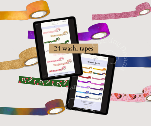 Vision Board Digital Sticker Book — Charting Dreams