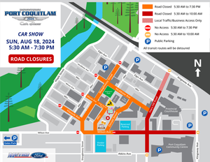 Maps & Routes — Downtown Port Coquitlam Car Show