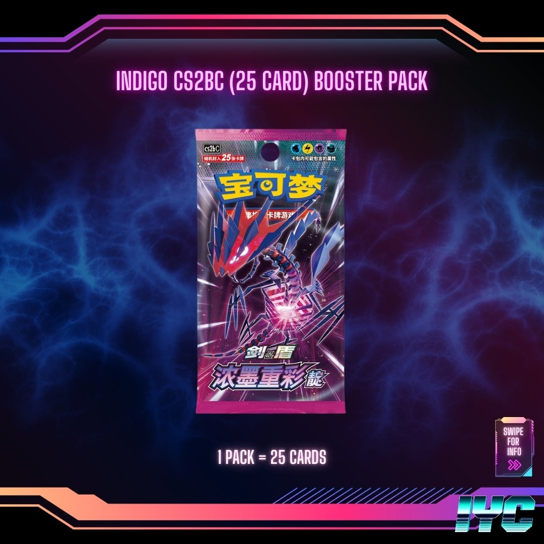 Vivid Portrayals (Obsidian CS2AC + Indigo CS2BC) (5 Card) Booster Boxes - S-Chinese Pokemon ...