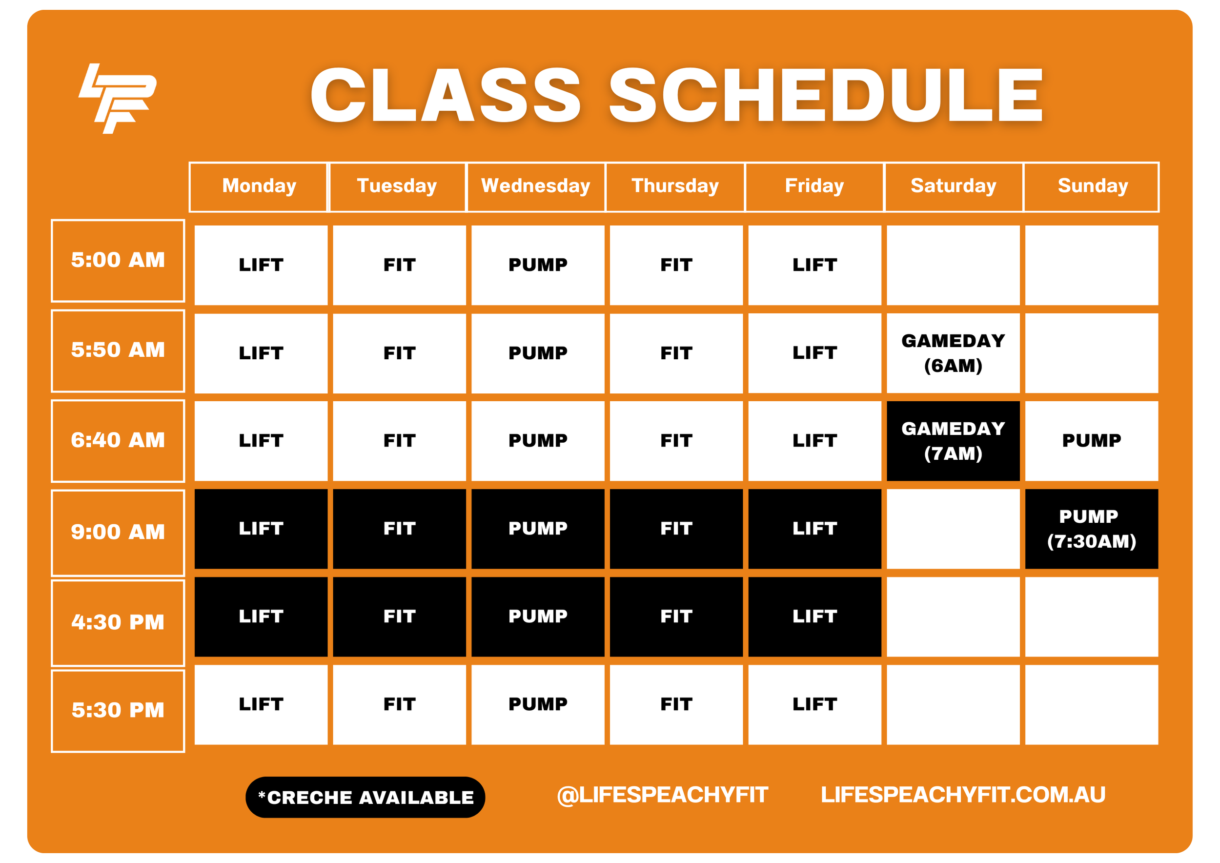 Our Classes | Join Our Fitness Classes Today — Life's Peachy Fit