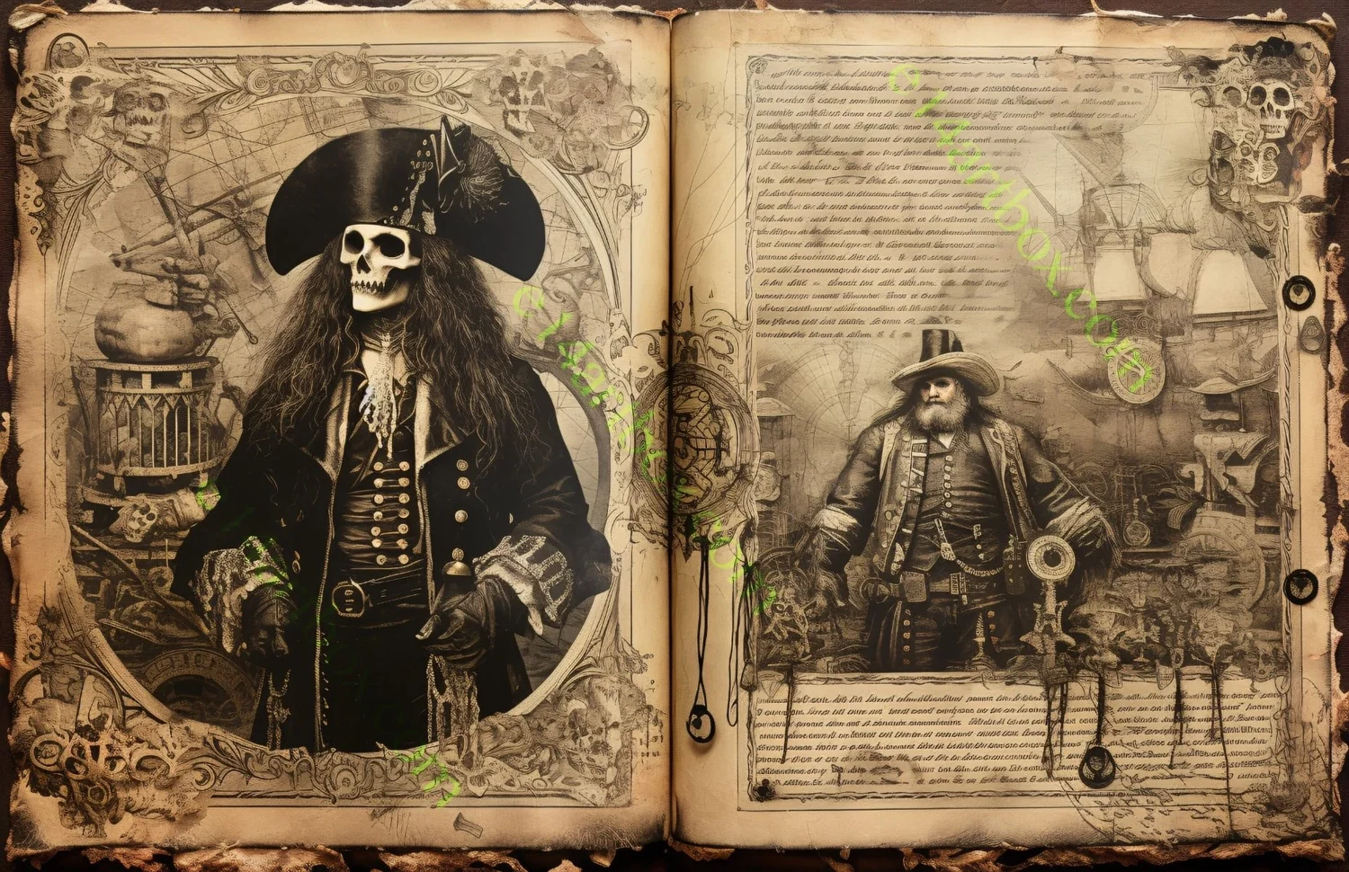 Victorian Pirates: Vintage Ephemera Vol. 8 (Vintage Victorian Ephemera ...