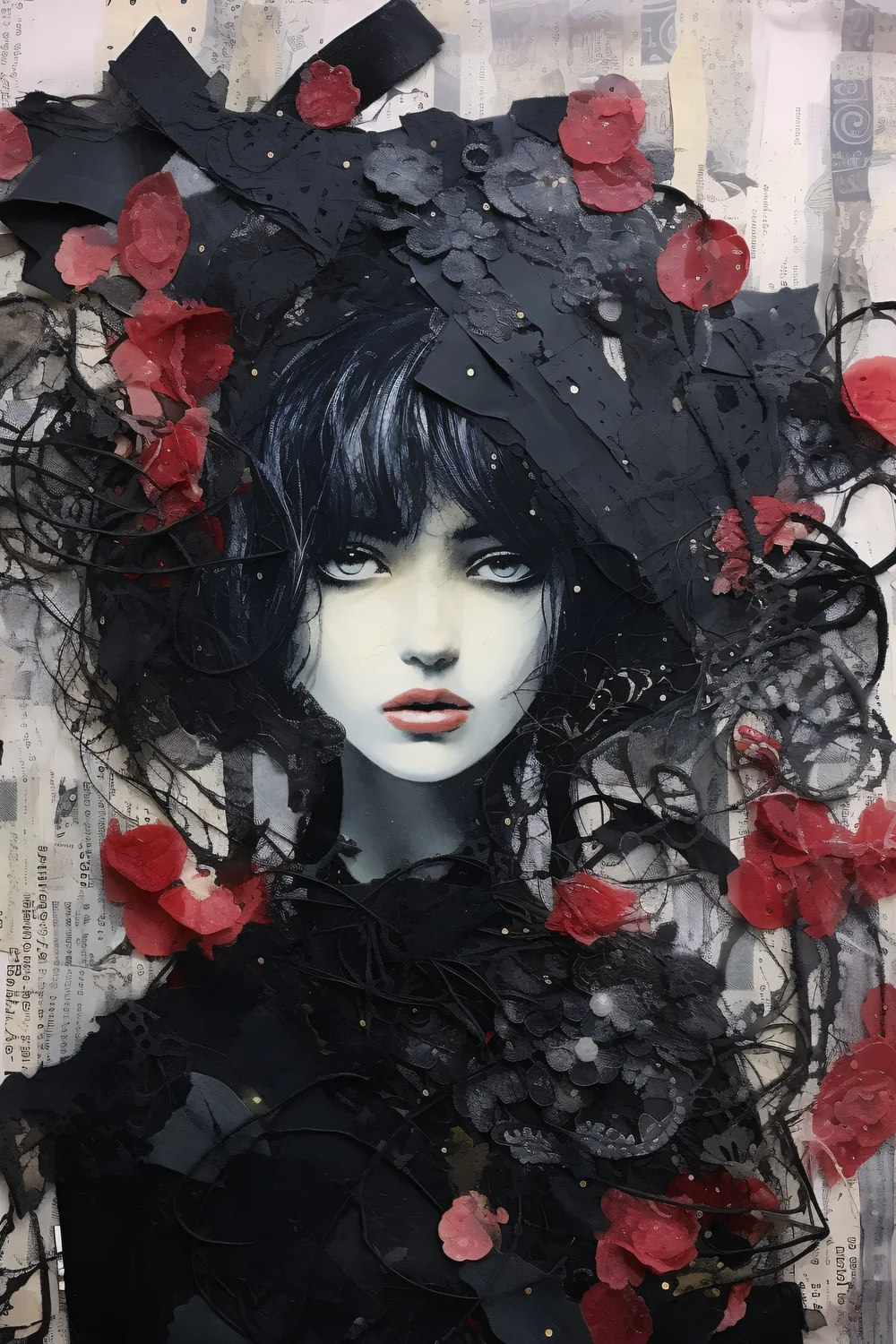 Gothic Art: Collage Paper — e14 Artbox