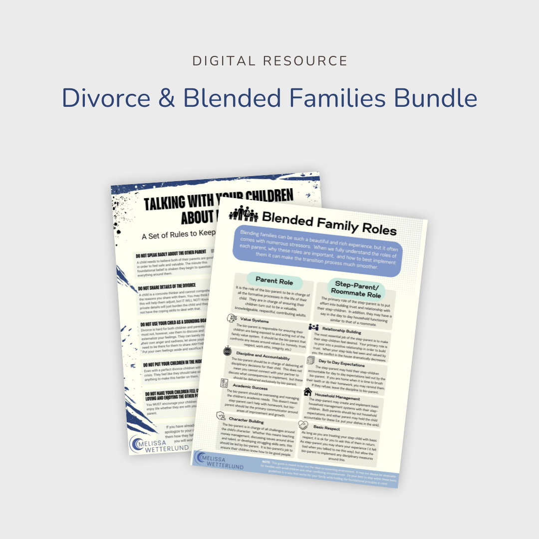 Blended Family Roles & Guidelines Handout — Melissa Wetterlund