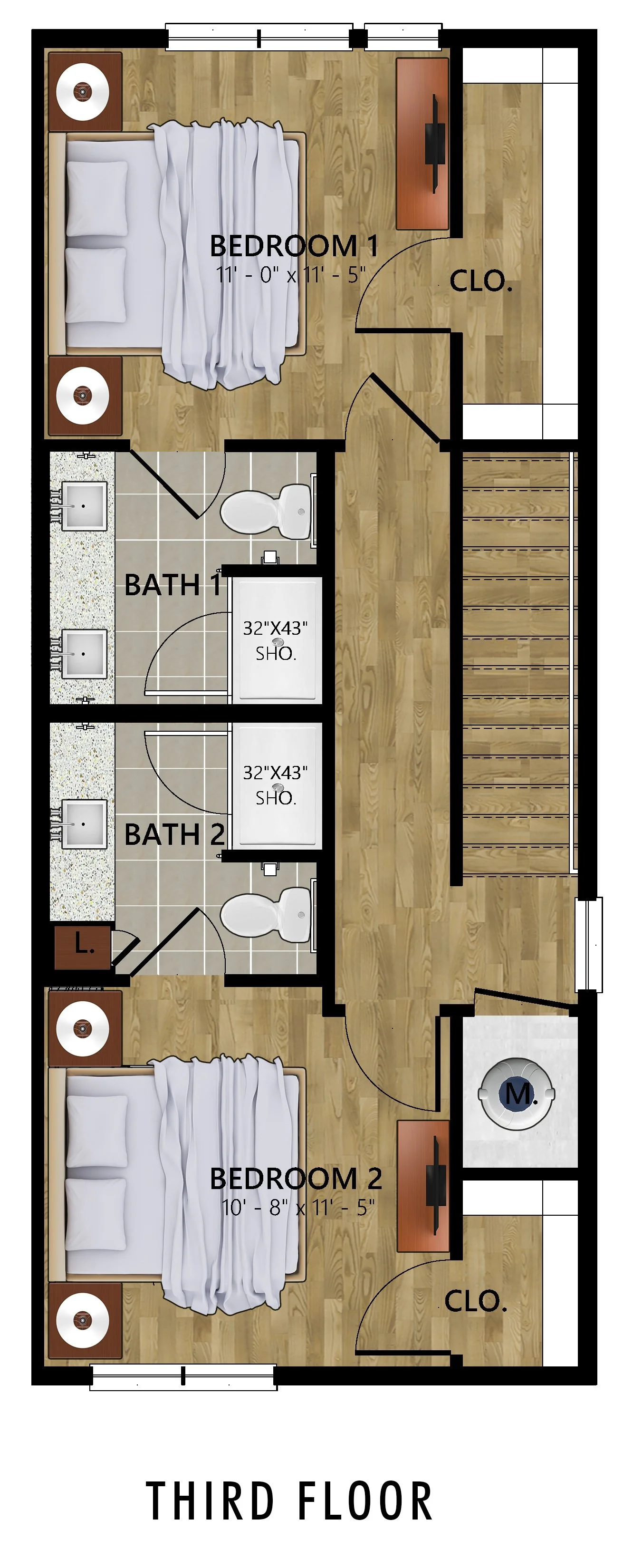 Floor Plan 1A — Grayson House