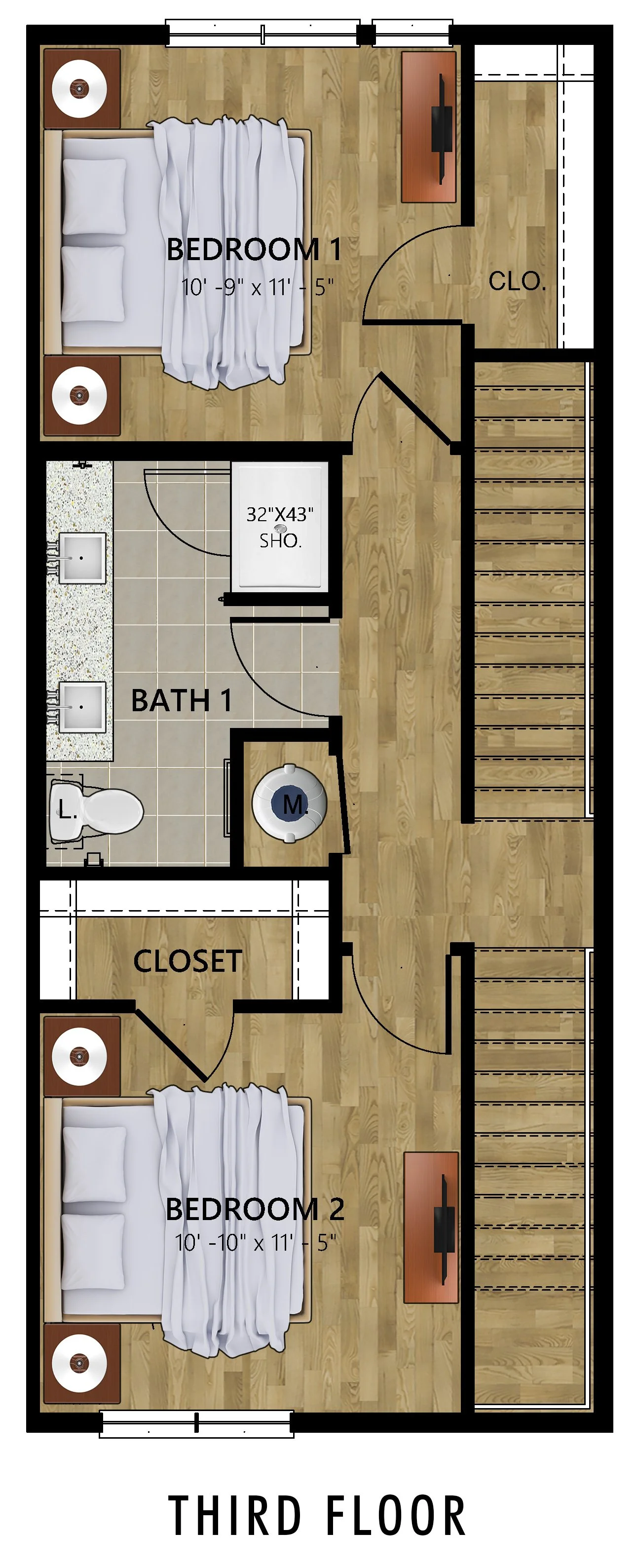 Floor Plan 3A — Grayson House
