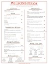 WILSONS PIZZA