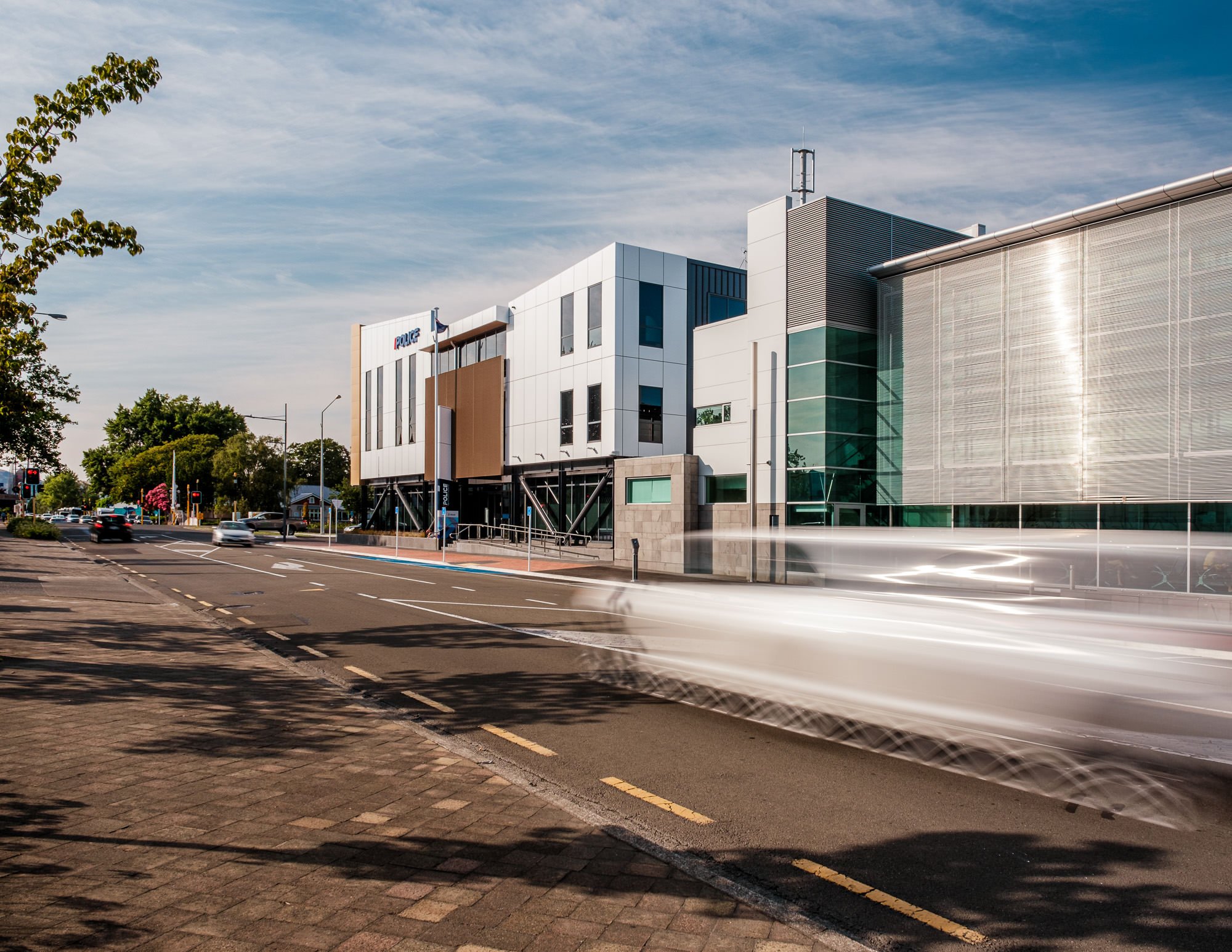 ACM Panel facade instalation at Hastings Police Station — Architectural ...