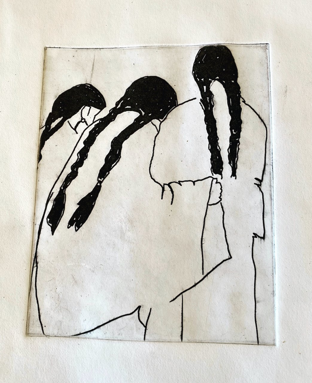 Solar Plate Etching — Margaret DeKoven Printmaker