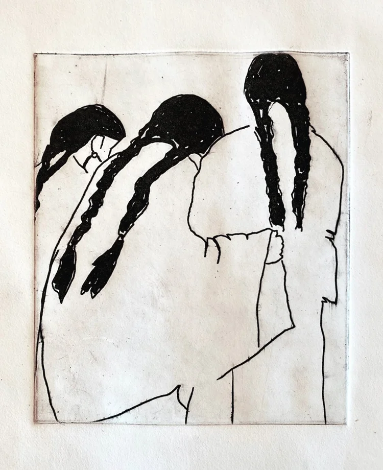 Solar Plate Etching — Margaret DeKoven Printmaker