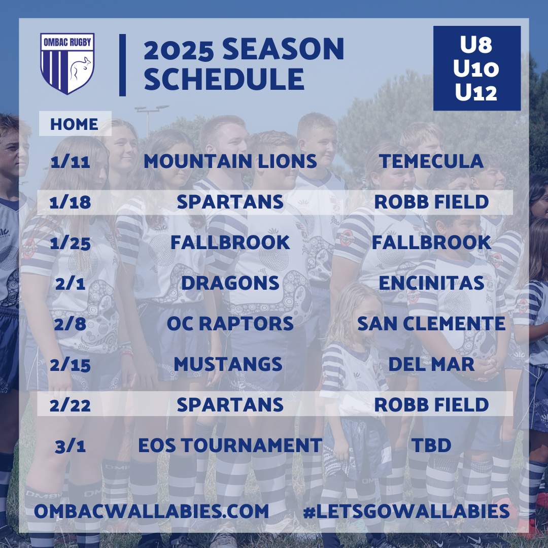 2025 Season Schedule — OMBAC WALLABIES RUGBY