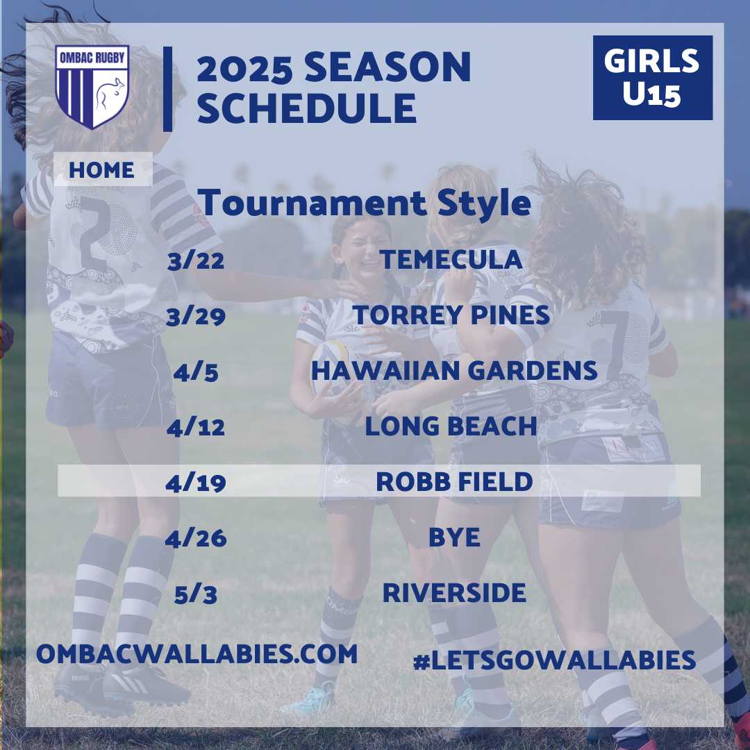 2025 Season Schedule — OMBAC WALLABIES RUGBY