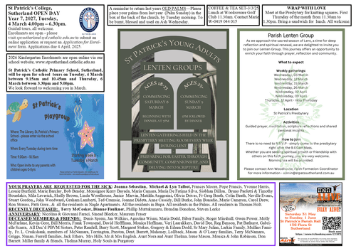 Gallery 2 — St. Patrick's Catholic Church Sutherland