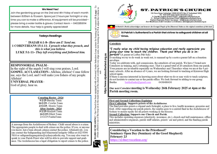 Gallery 2 — St. Patrick's Catholic Church Sutherland