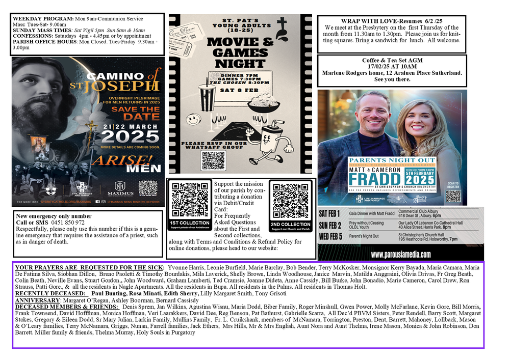 Gallery 2 — St. Patrick's Catholic Church Sutherland