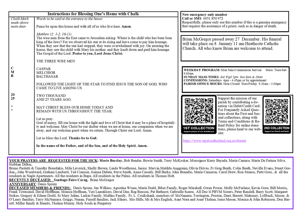 Gallery 2 — St. Patrick's Catholic Church Sutherland