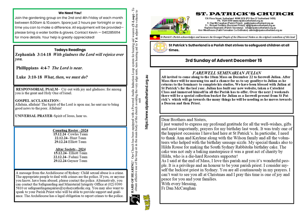 Gallery 2 — St. Patrick's Catholic Church Sutherland