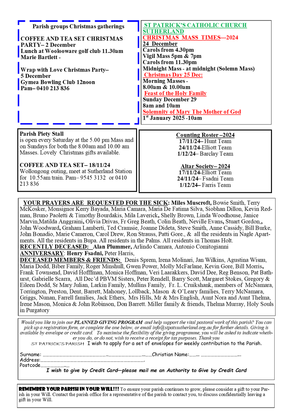 Gallery 2 — St. Patrick's Catholic Church Sutherland