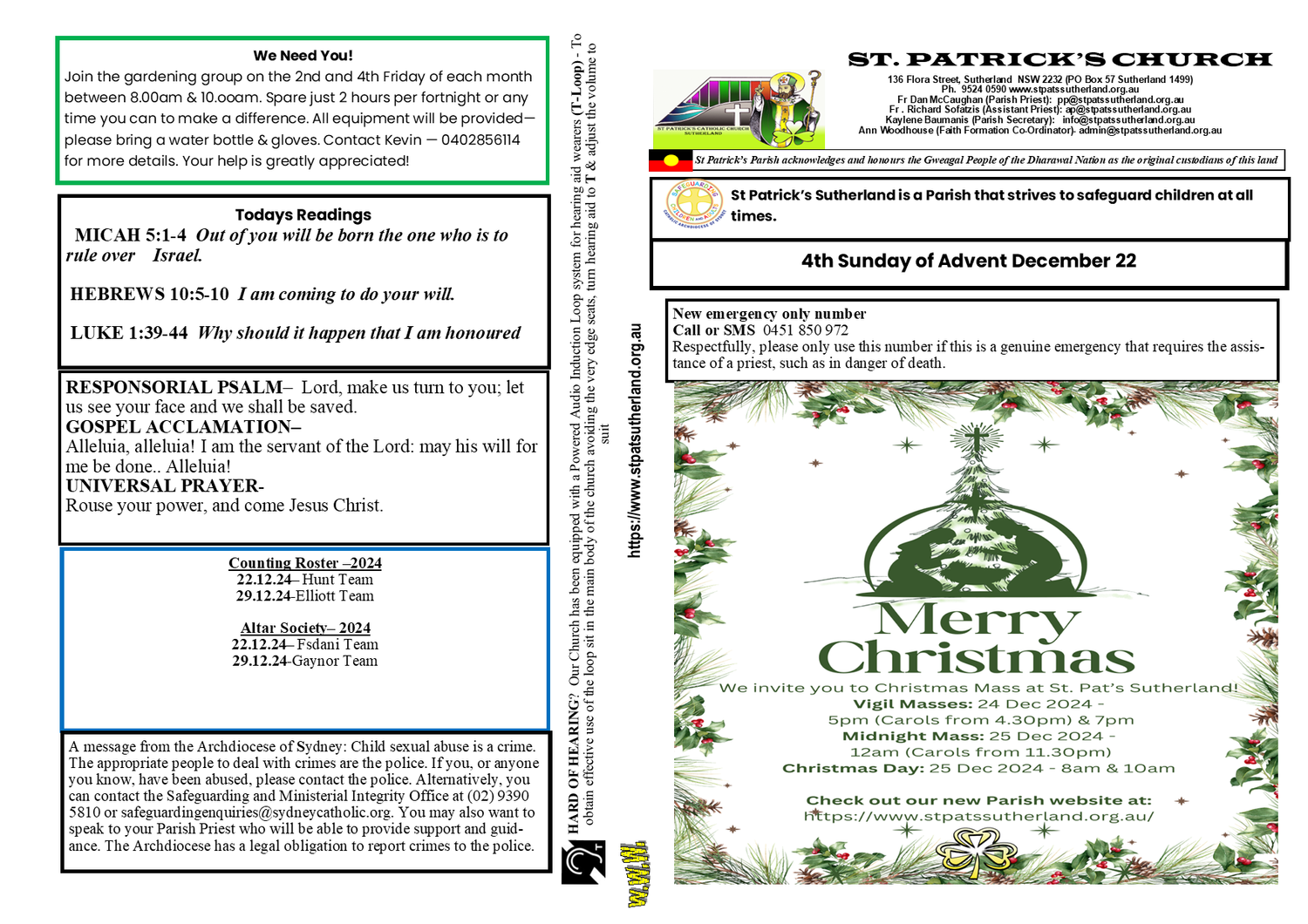 Gallery 2 — St. Patrick's Catholic Church Sutherland