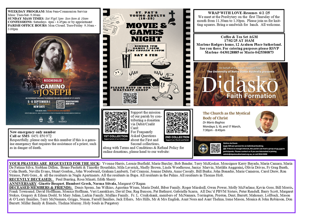 Gallery 2 — St. Patrick's Catholic Church Sutherland