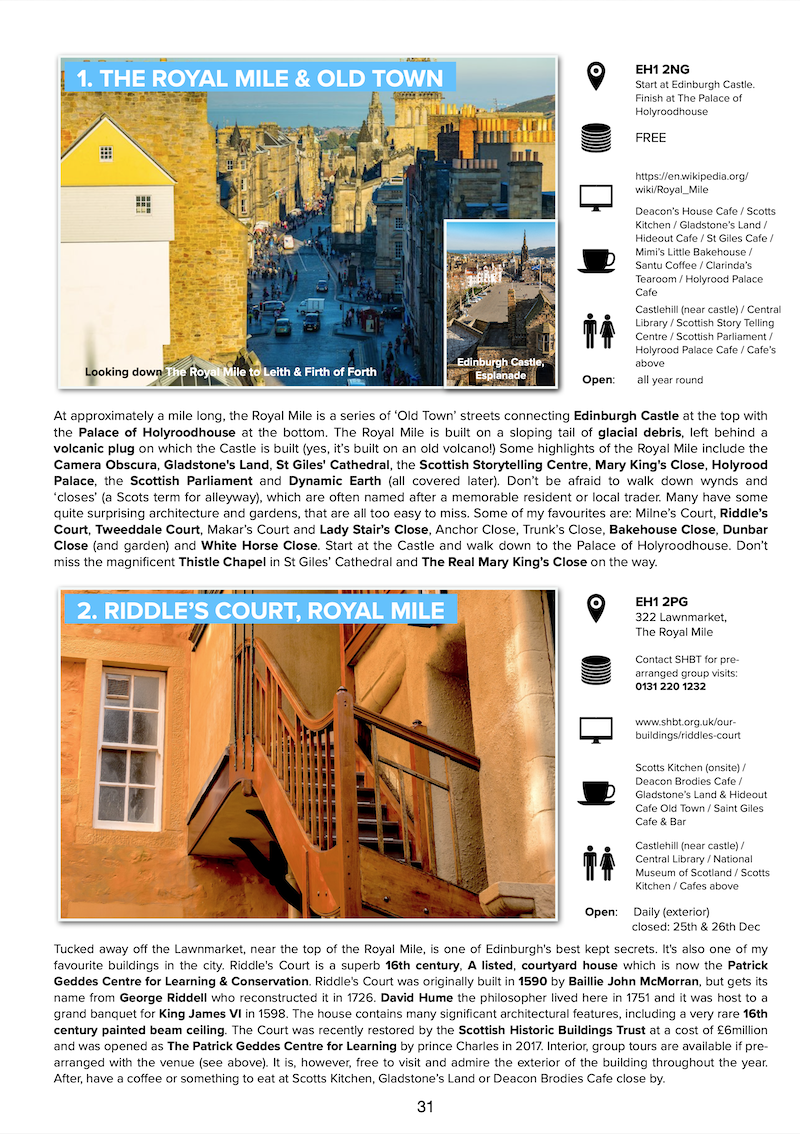 The Edinburgh City Guide by David Wheater — DAVID WHEATER TOURS ...