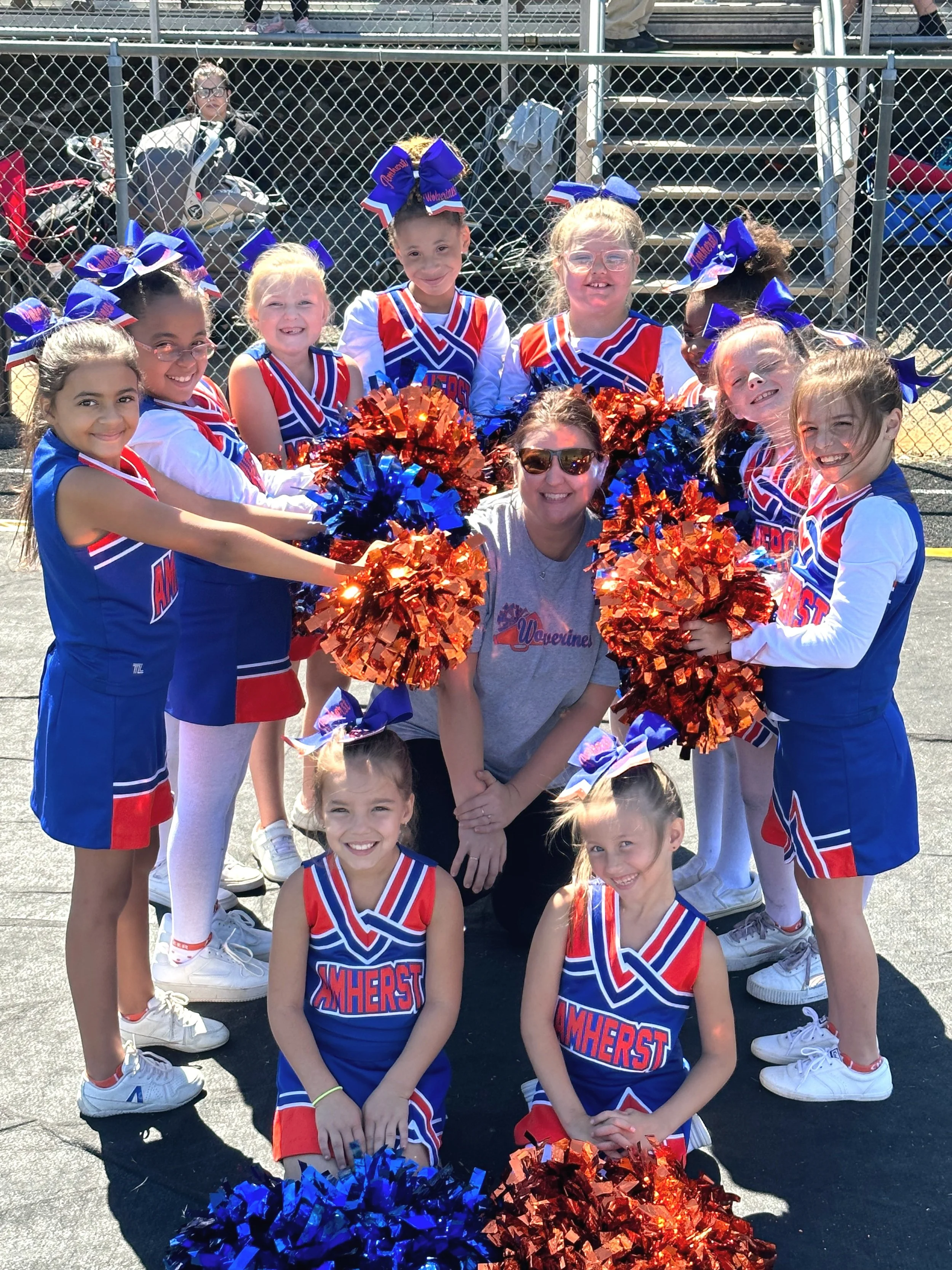 Amherst Wolverines Cheerleading — Amherst Wolverines