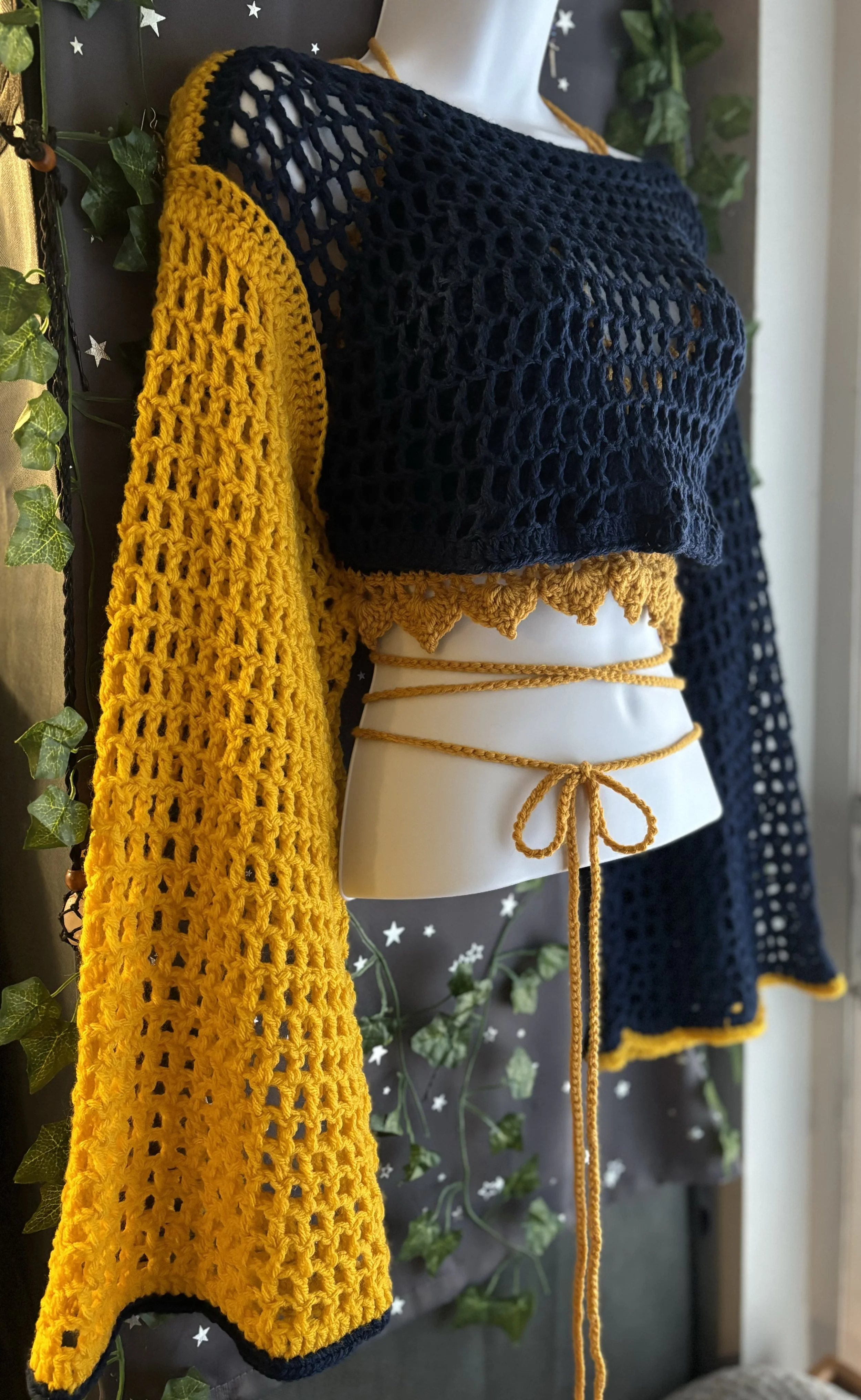 Starry Night Shrug/Halter Top Combo Pattern — Washington Fiber Forge