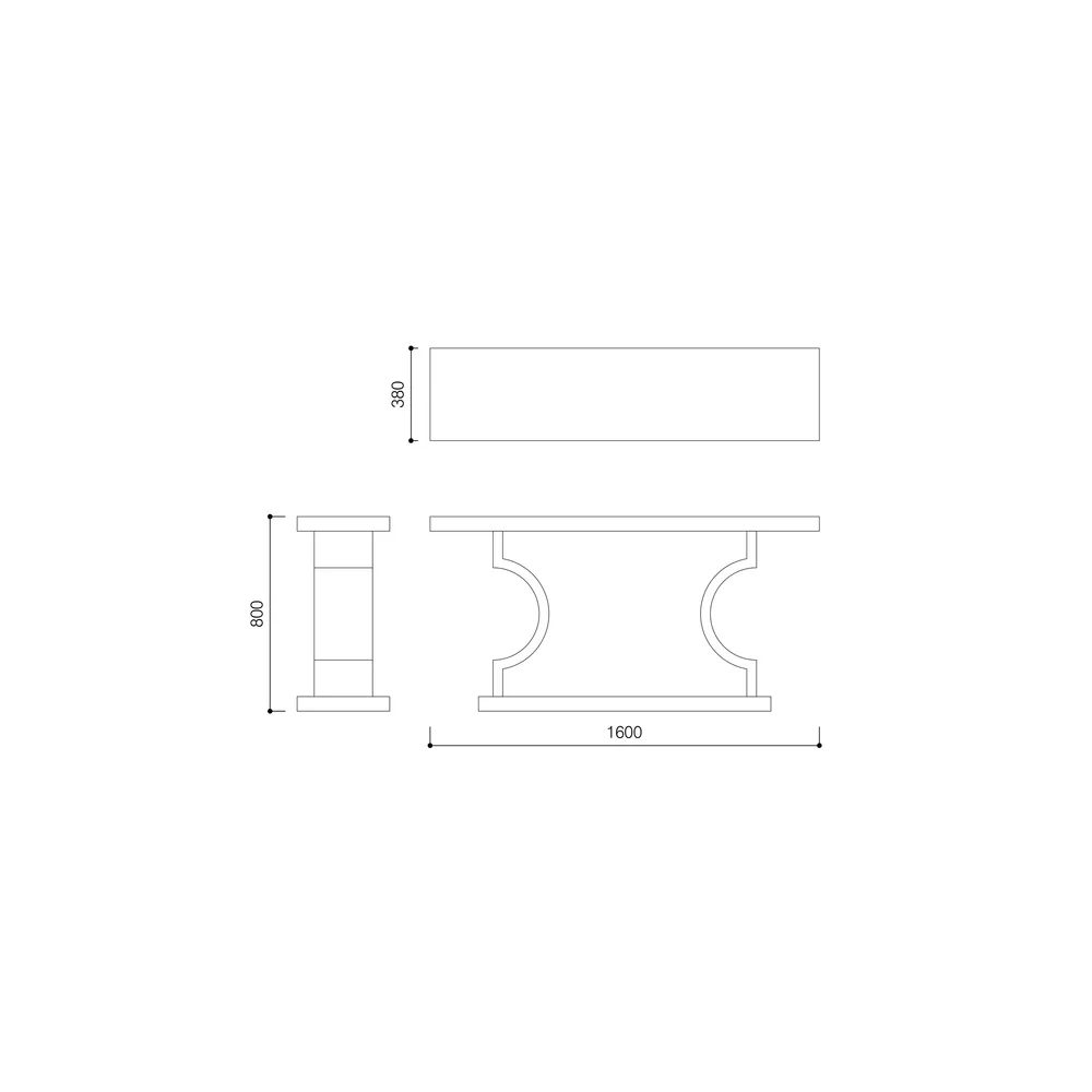 Horizon Console Drawing — Howes & Landino