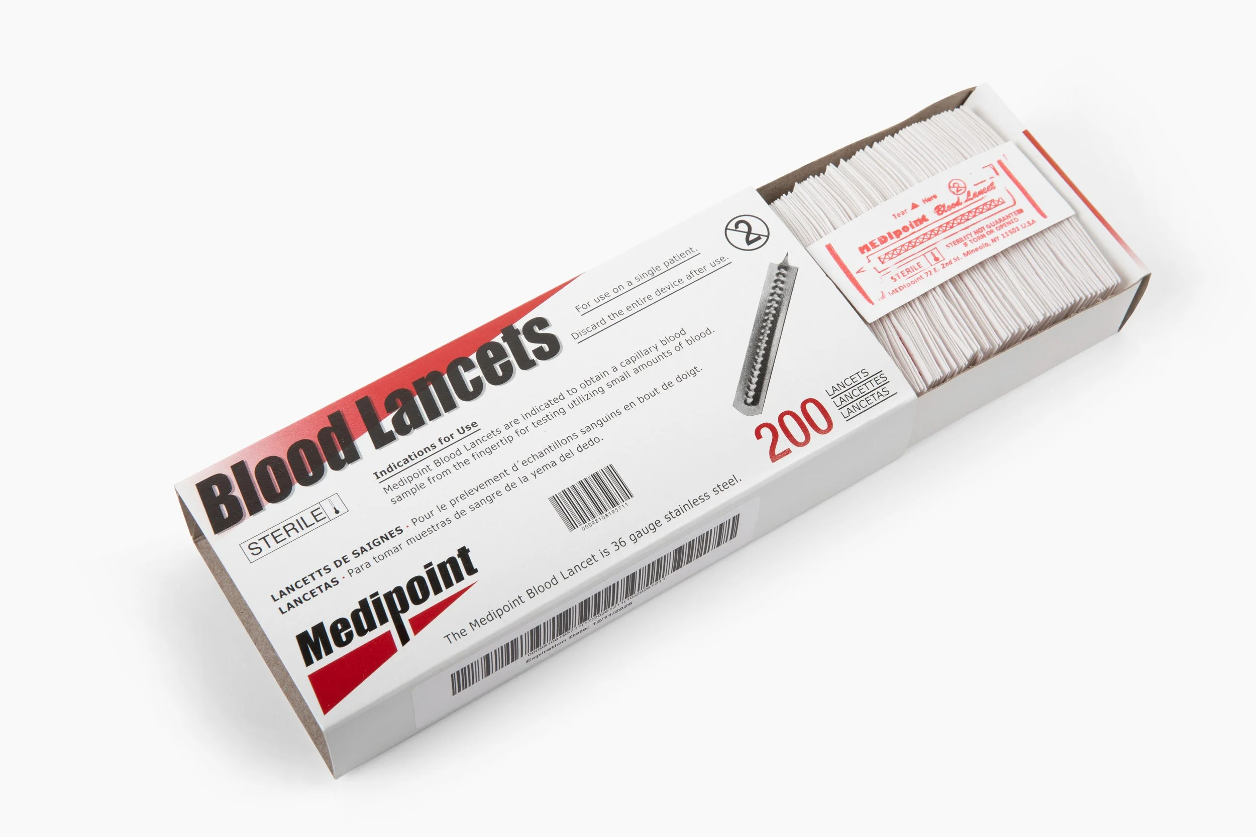 MEDIpoint Stainless Steel Blood Lancets — MEDIpoint