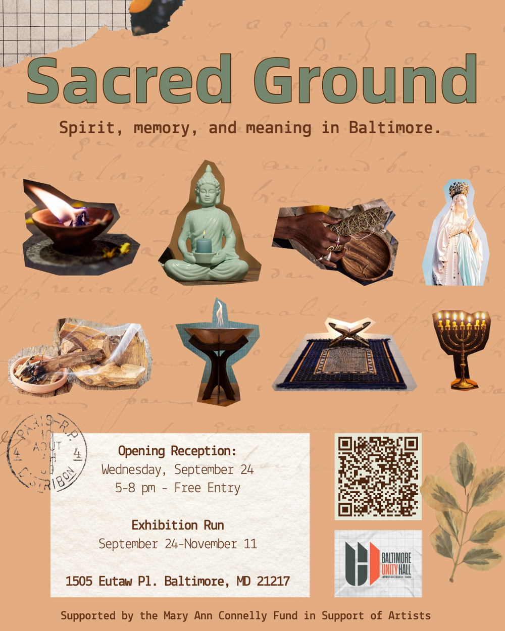 Sacred Ground Gallery and Opening Reception — Baltimore Unity Hall