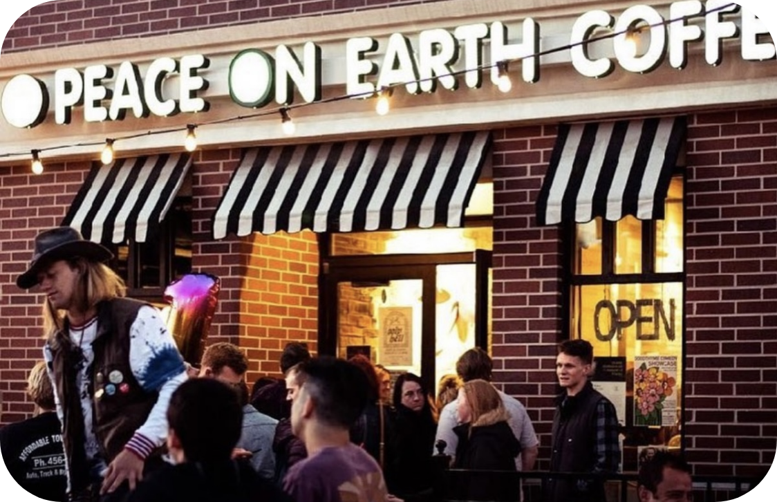 Peace On Earth Coffee | Vintage-Inspired Coffee Shop in Utah