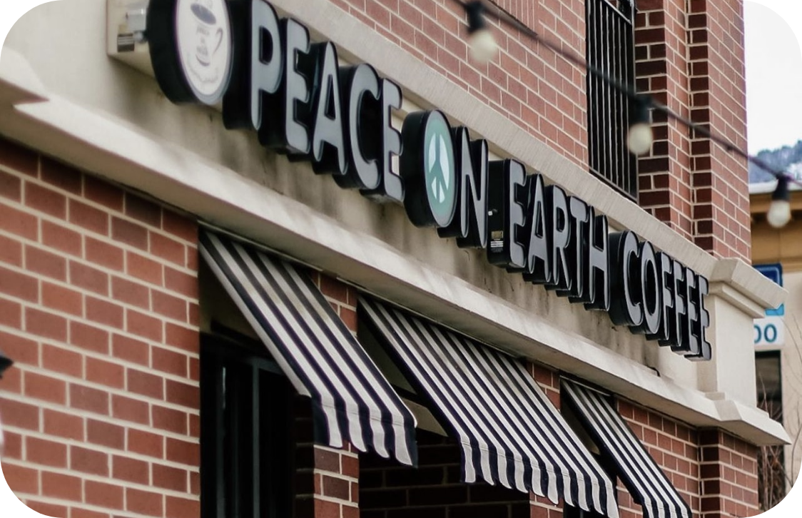 Peace On Earth Coffee | Vintage-Inspired Coffee Shop in Utah