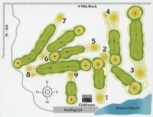 The Course — Les Cheneaux Golf Club