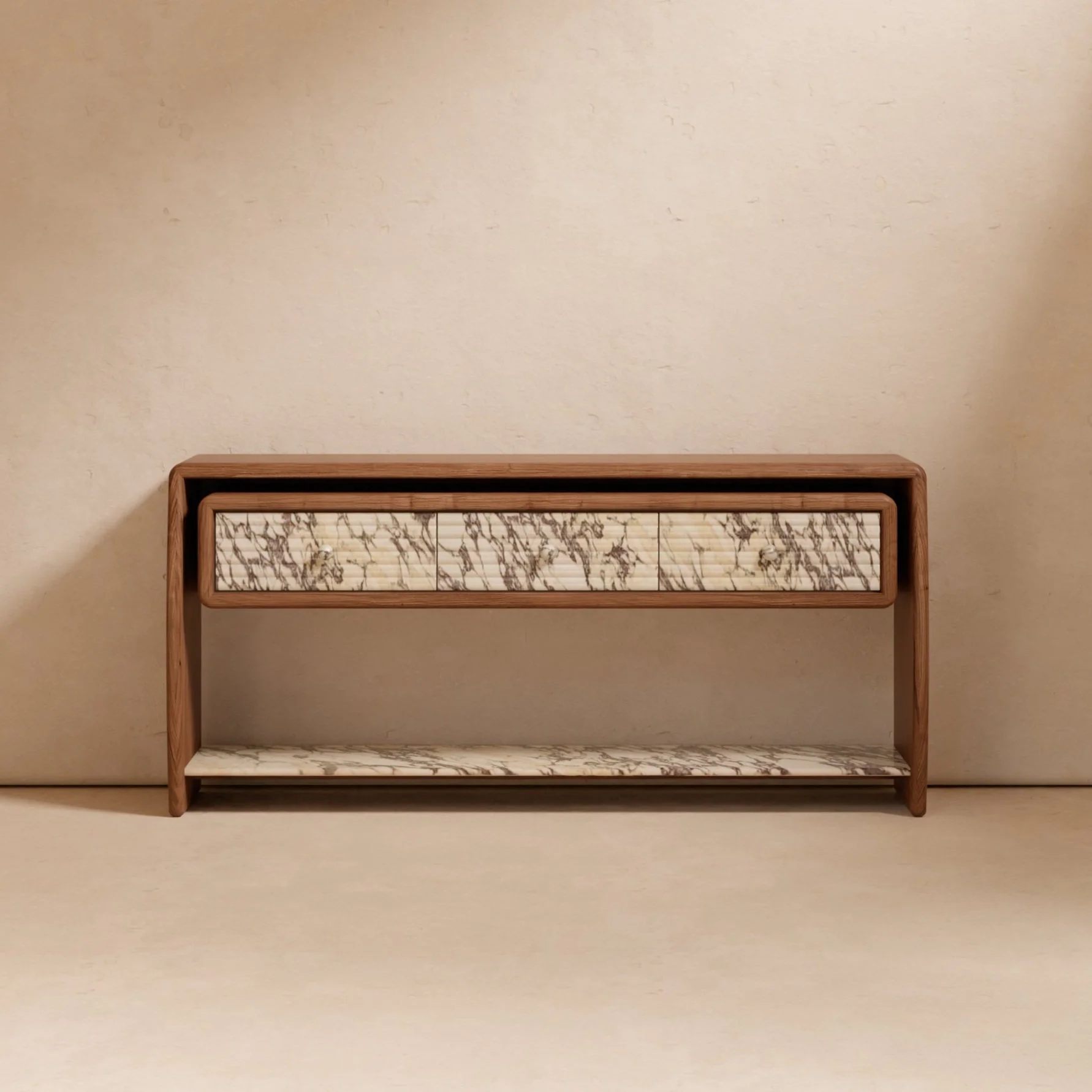 Maeve Console .02 | Handcrafted Wood Console Table — Aker Studio