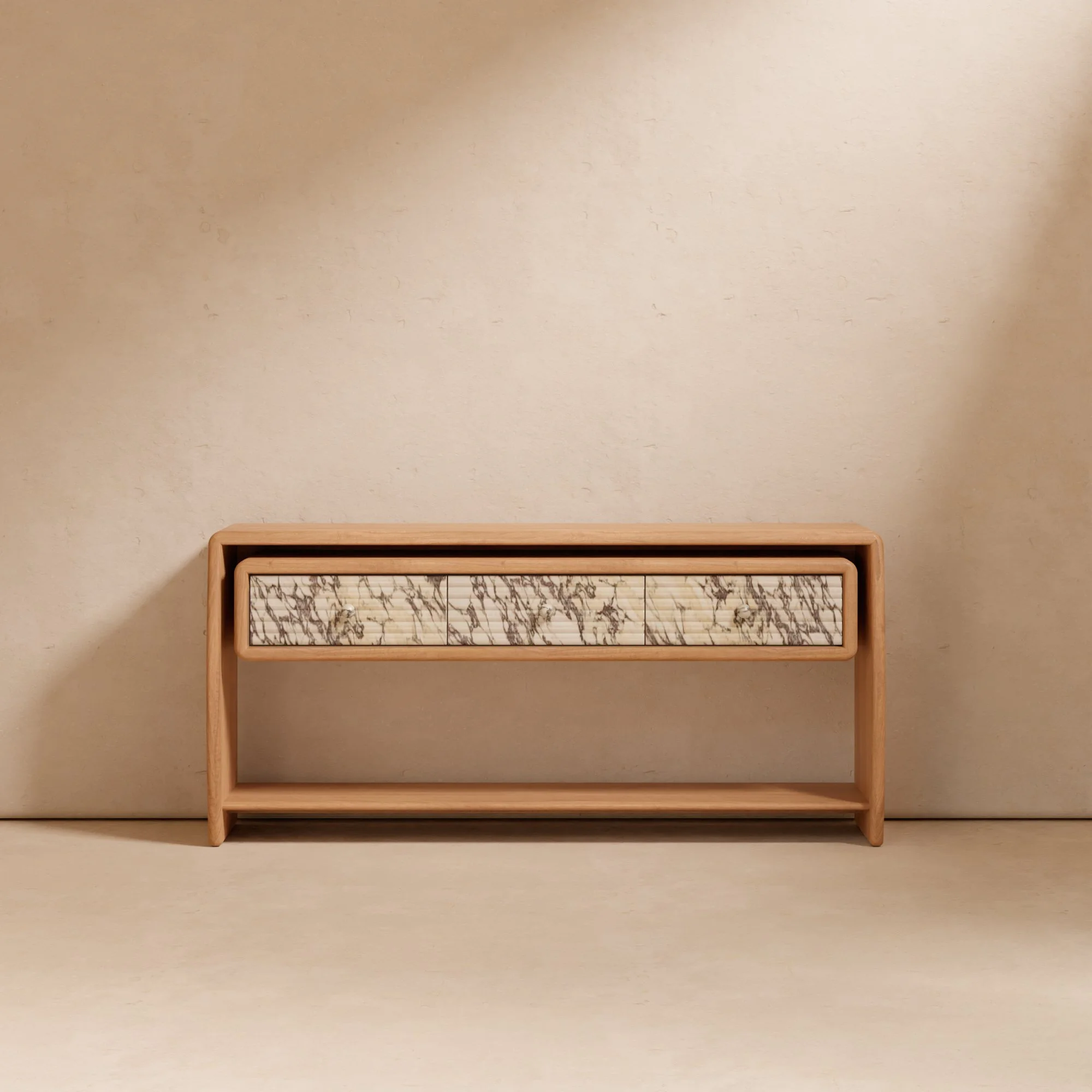 Maeve Console .02 | Handcrafted Wood Console Table — Aker Studio