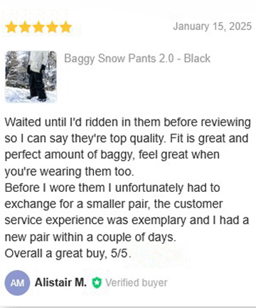 SnowRipper: Baggy Snow Sports Gear for Snowboarders and Freestyle Skiers