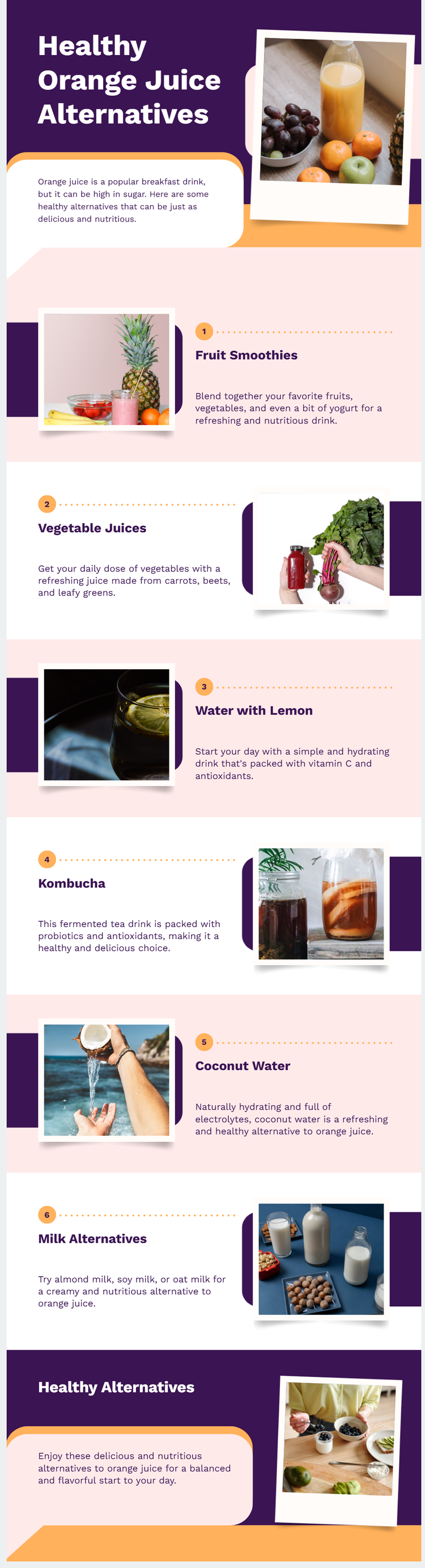 Healthy Alternatives to Orange Juice to Try — ANHCO