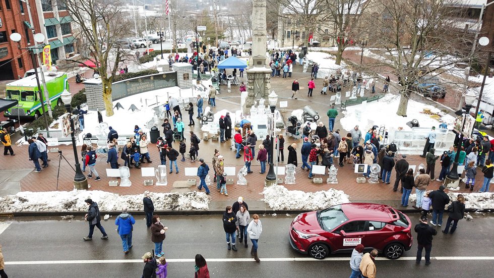 Annual Butler Carved In Ice Event — Butler AM Rotary