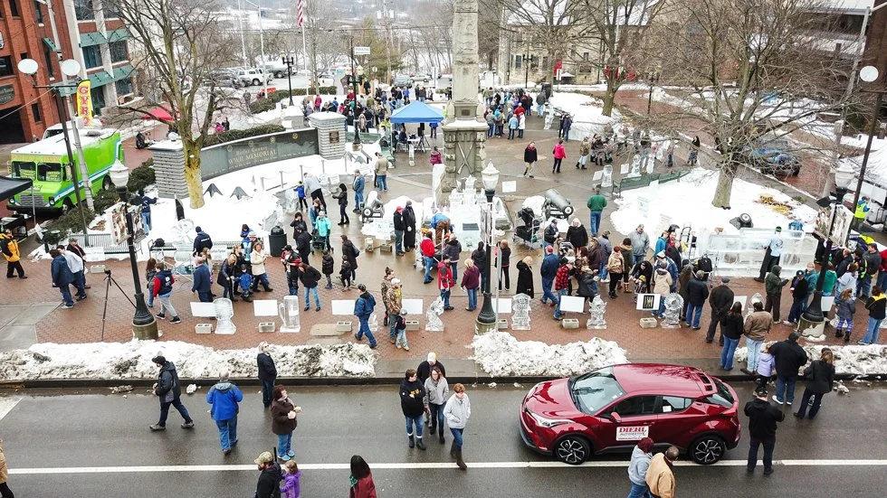 Annual Butler Carved In Ice Event — Butler AM Rotary