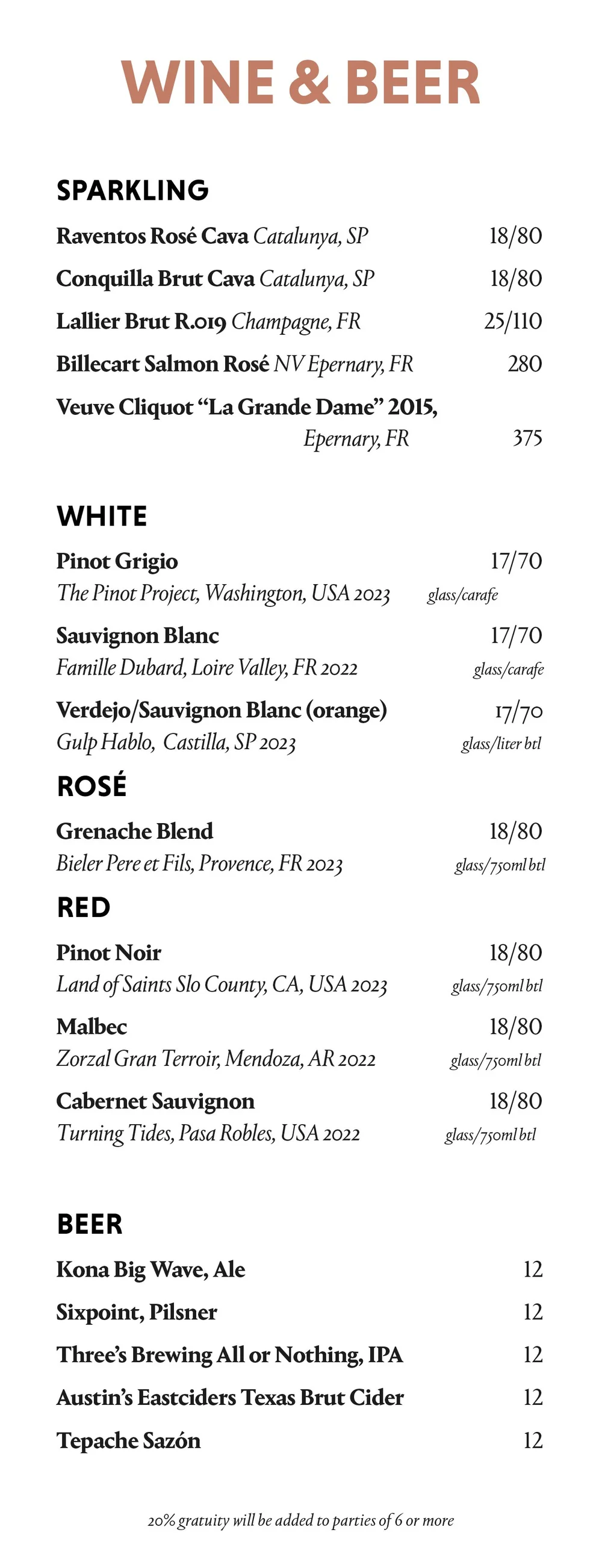 Dear Irving on Broadway Cocktail Menu | Discover & Sip - Reserve Today ...