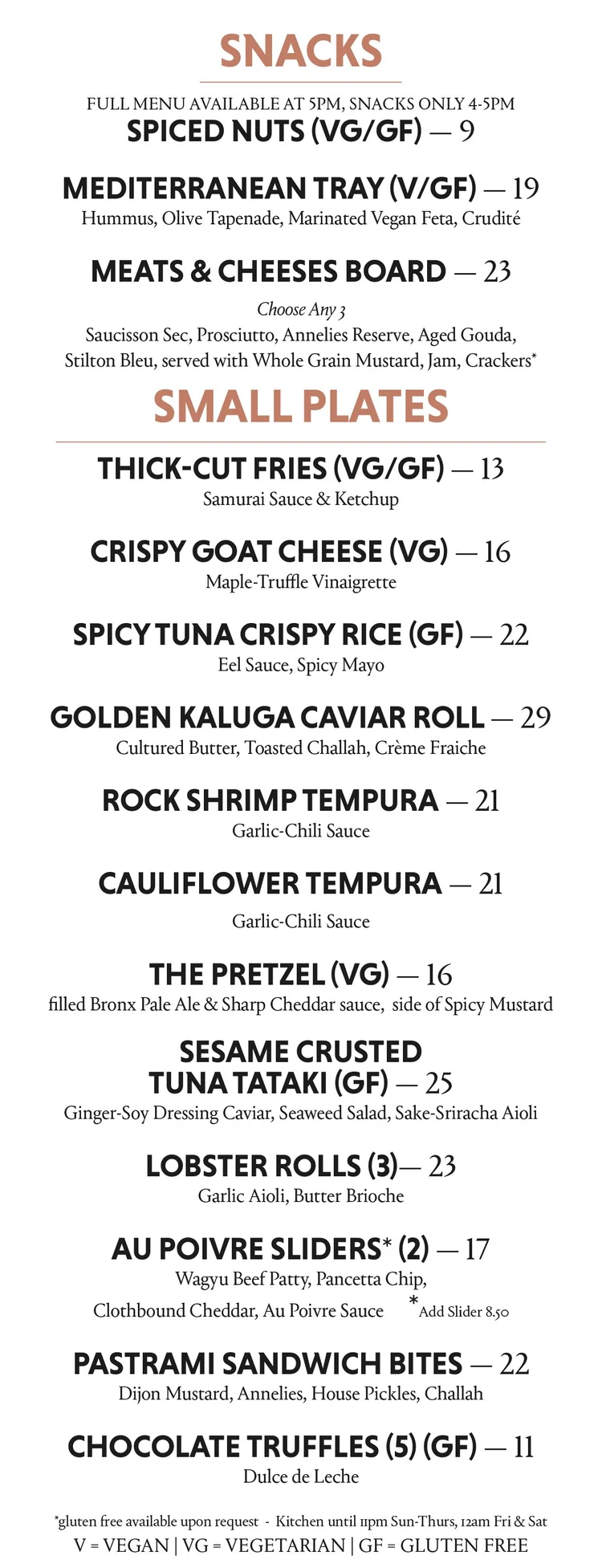 Dear Irving on Broadway Food Menu | Discover & Snack Today — DEAR IRVING