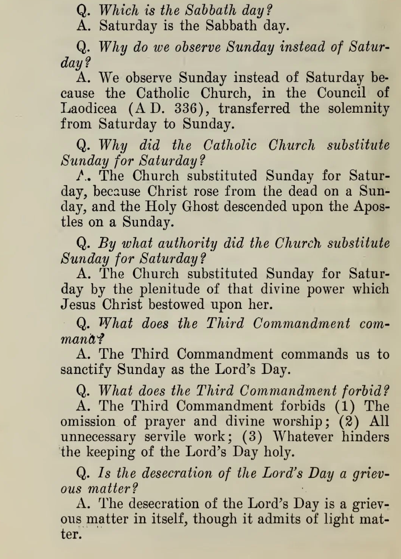 The Council of Laodicea: How the Sabbath Was Changed to Sunday — Your ...